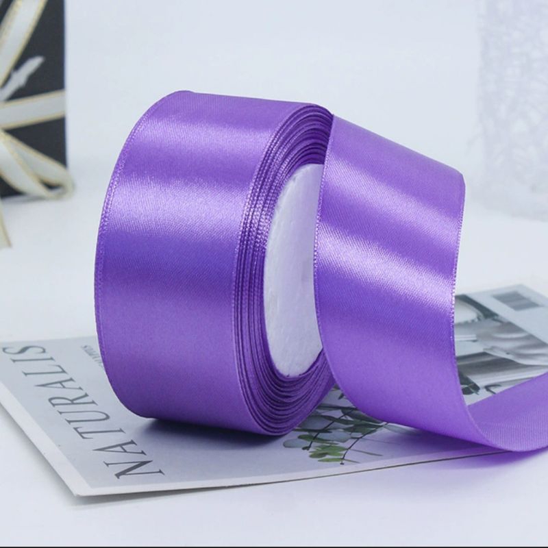 ริบบิ้นผ้าซาติน ขนาด 3 นิ้ว ขนาด 7.5 ซม. ริบบิ้นทำโบว์ ริบบิ้นทำเน็ต ...