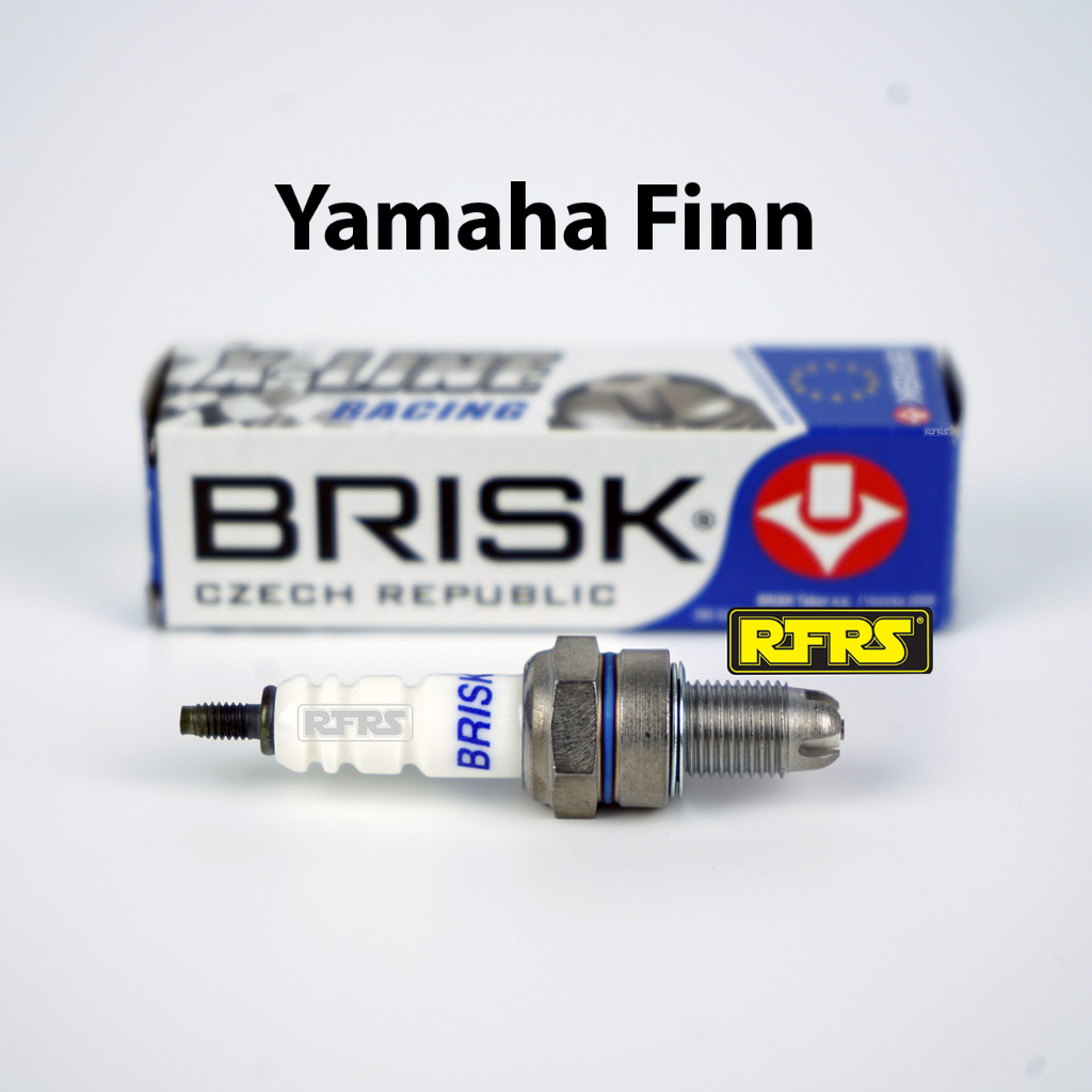 หัวเทียน BRISK X-Line 4 เขี้ยว แกนเงิน Yamaha Finn Spark Plug (7X41ROAN ...