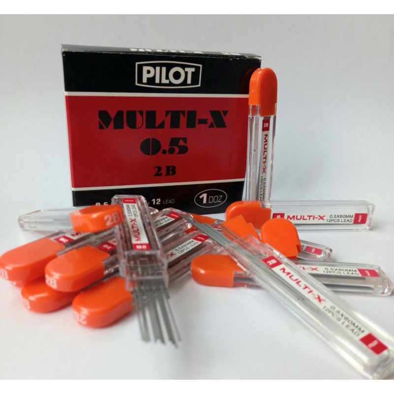 ไส้ดินสอกด 0.5 Pilot Multi-X 2B(กล่อง12ชิ้น) | Shopee Thailand
