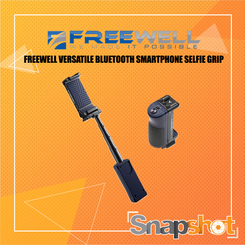 FREEWELL VERSATILE BLUETOOTH SMARTPHONE SELFIE GRIP | Shopee Thailand