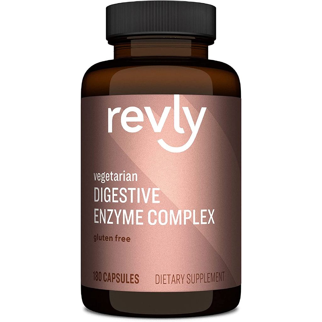 Revly Vegetarian Digestive Enzyme Complex 180 Capsules เอนไซม์ย่อยอาหาร ...