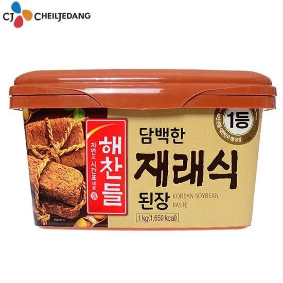 เดนจัง CJ Doenjang 500g 1kg 해찬들 재래식된장 ซอสเต้าเจี้ยวเกาหลี ซอสทำซุปเกาหลี เครื่องปรุงเกาหลี ...