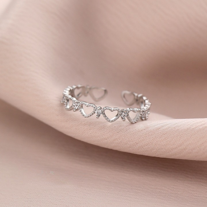 nnjew แหวน รุ่น Multiple Heart Ring เครื่องประดับ แฟชั่น | Shopee Thailand