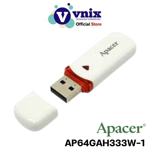 AH333 Apacer Flash Drive USB 64GB แฟลชไดร์ฟแท้ ประกันศูนย์ - Vnix Group ...