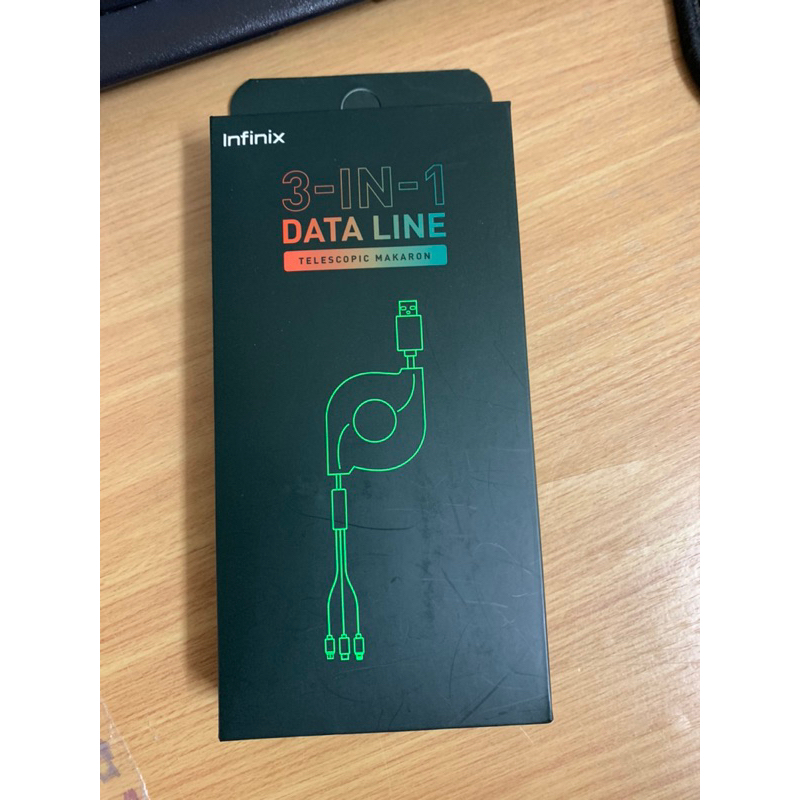 Infinix 3-in-1 data line telescopic makaron สายชาร์จ 3 in 1 | Shopee ...