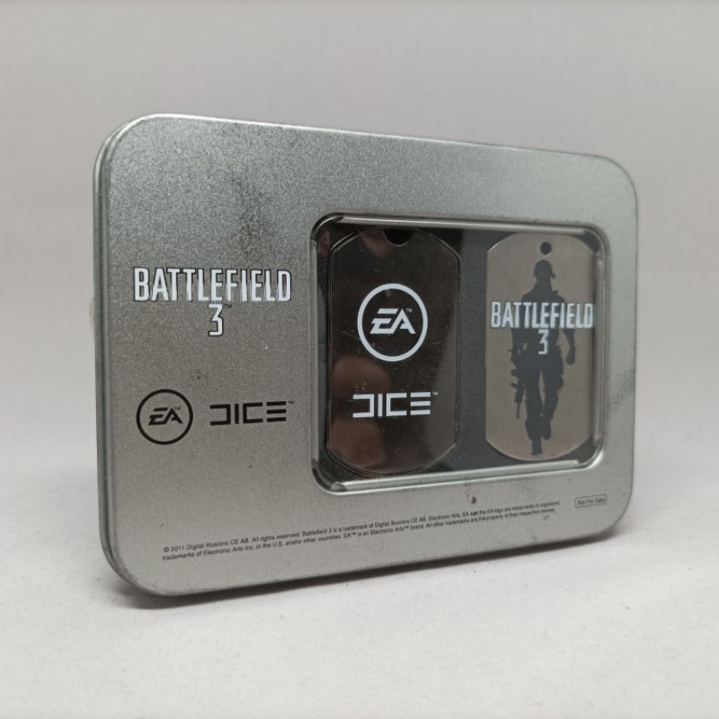 [Rare](มือ1) Battlefield 3 Promo Dog Tags - Tag Necklace | แท็คห้อยคอ ...