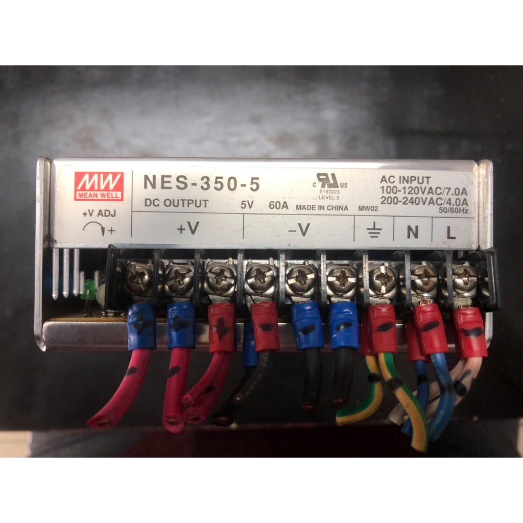 สวิทชิ่ง Mean Well 5V 60A NES-350-5 ปรับได้ 4.5 ~ 5.6Vdc มือ 2 สภาพสวย ...