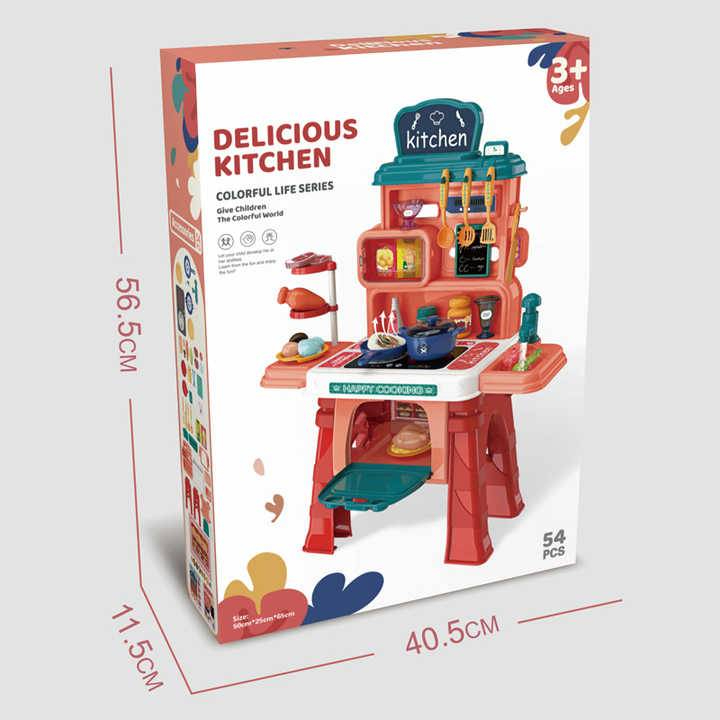 Delicious Kitchen ชุดโต๊ะทำอาหาร ของเล่น รุ่น 8136/392261 | Shopee Thailand