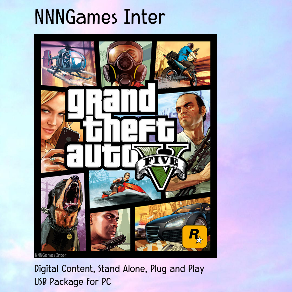 GTA V with MOD [USB PC] | Shopee Thailand