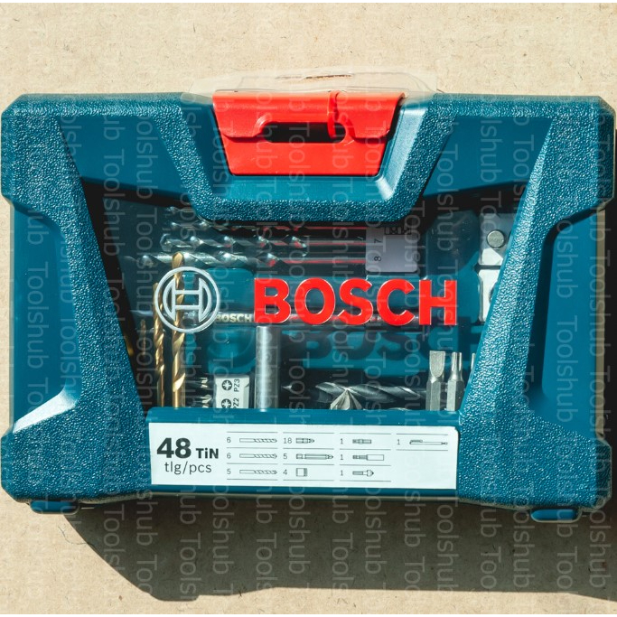 BOSCH ชุดดอกสว่านและดอกไขควง V-line 48 ชิ้น TITANIUM SET รุ่น ...