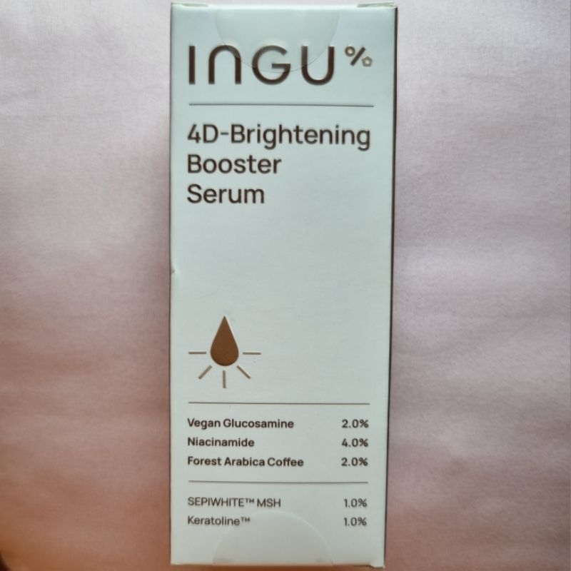 ส่งต่อของใหม่ INGU 4D-Brightening Booster serum | Shopee Thailand