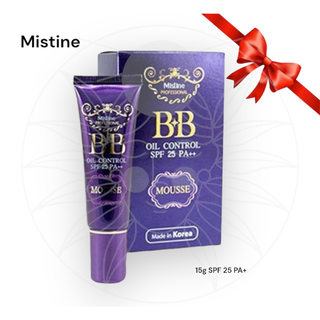 มิสทีน บีบี ออยล์ คอนโทรล เนื้อมูส 15 กรัม MISTINE BB OIL CONTROL MOUSSE 15g | Shopee Thailand