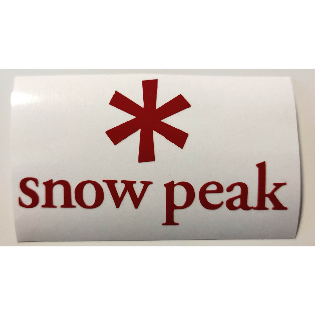 สติ๊กเกอร์กันน้ำ snow peak กว้าง 8 Cm. | Shopee Thailand