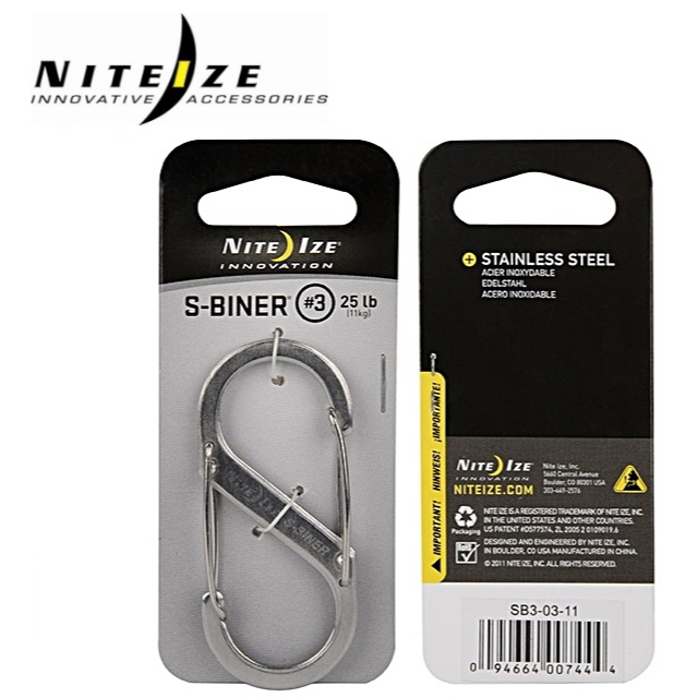 พวงกุญแจ Nite Ize รุ่น S-BINER® #3 Stainless | Shopee Thailand