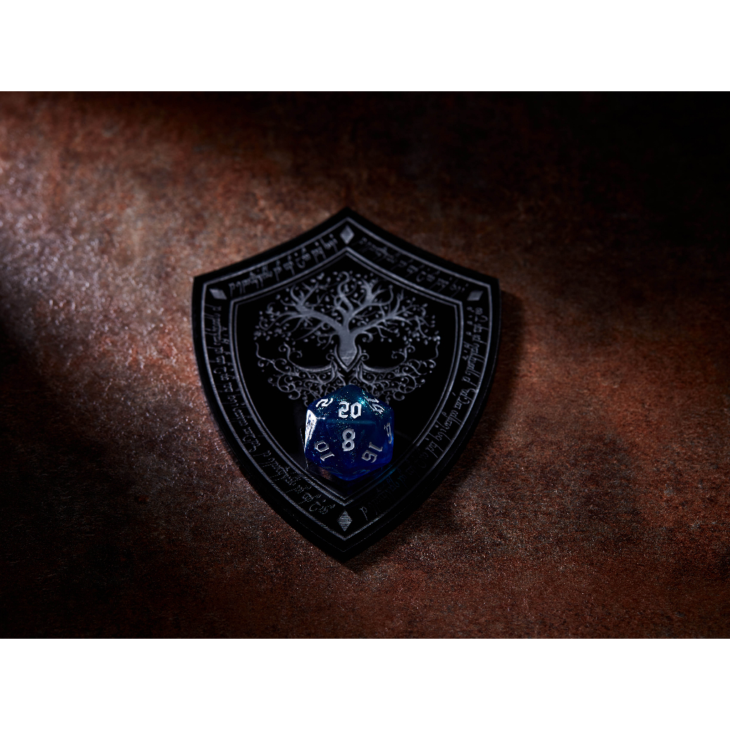 Tree of Life Shield Dice Holder Black Color (Product does not include ...