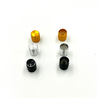 ลูกบิดวอลลุ่ม VR Knob ขนาด 13x17 mm. ขอบนอกเป็นอลูมิเนียม รุ่น CTA1317 ...