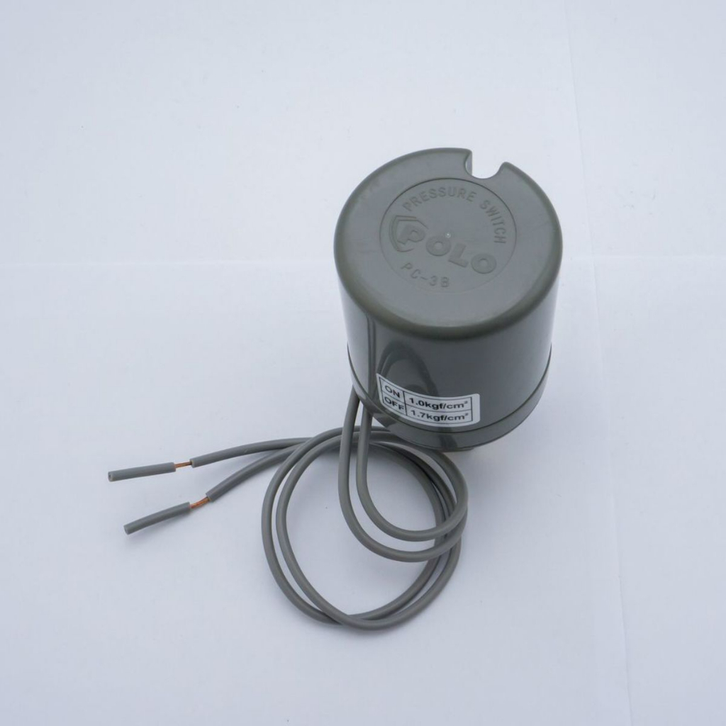 POLO สวิทช์แรงดันปั๊มน้ำ ทรงกระบอก ( Pressure Switch ) รุ่น PC-3B ...