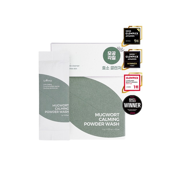 [Isntree] Mugwort Calming Powder Wash 1g * 25ea | Shopee Thailand
