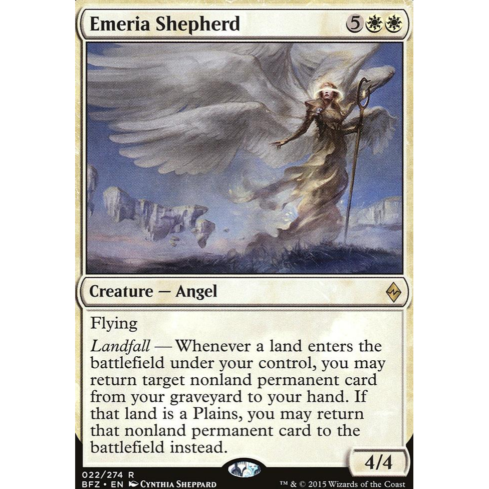 Emeria Shepherd การ์ด Magic The Gathering ของแท้ จากชุด Battle for ...