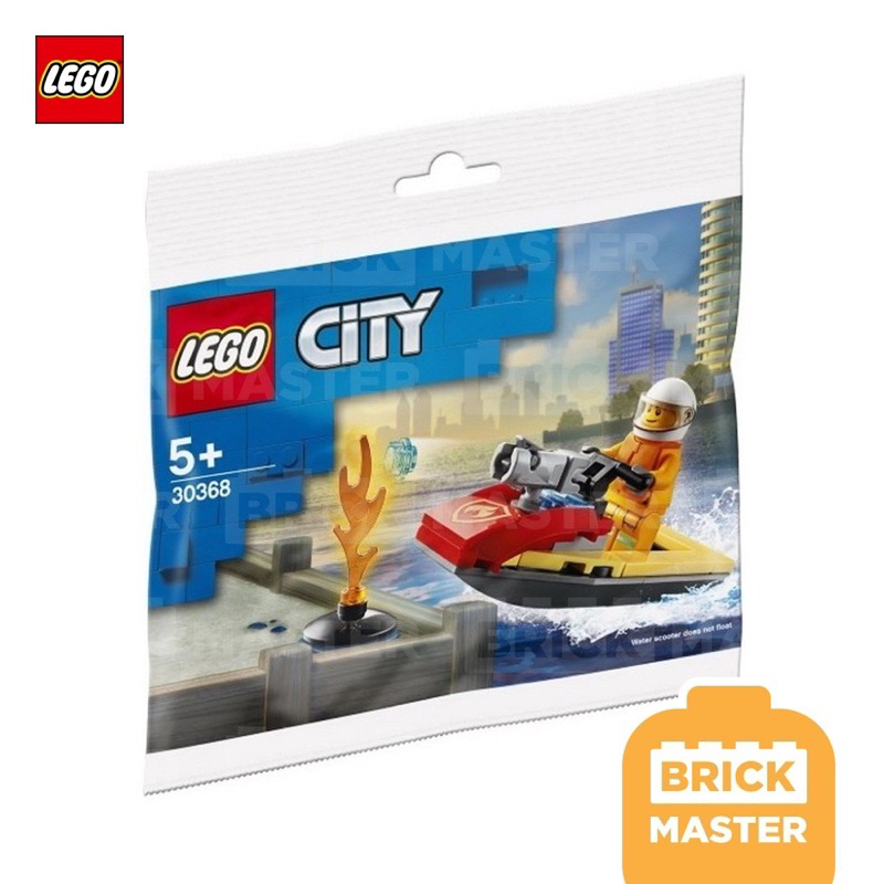 Lego 30368 Polybag Fire Rescue Water Scooter (พร้อมส่ง) | Shopee Thailand