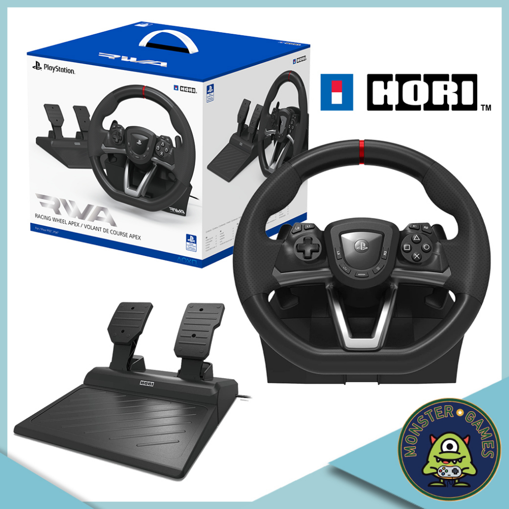 Hori Racing Wheel APEX for PS5, PS4. PC (จอยพวงมาลัย PS4, PS5 และ PC)(จอยพวงมาลัย Hori)(Hori ...