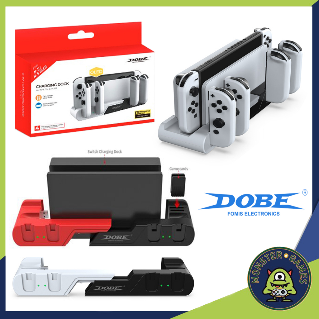 DOBE 6 In 1 Charging Dock for Nintendo Switch (ที่ชาร์จจอย Switch)(แท่น ...