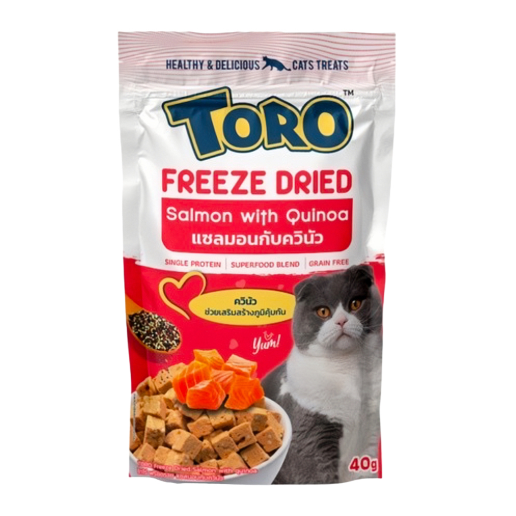 Toro - Chicken & Fish Freeze Dried โทโร่ ขนมแมว ฟรีสดราย ไก่ และ ปลา ...