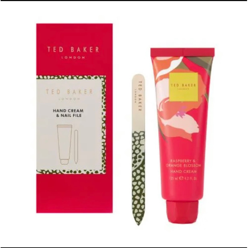 Ted Baker London Hand Cream & Nail File Gift Set Raspberry & Orange ...