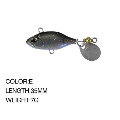 เหยื่อปลอม กระดี่ VIB 3.5cm/7g หางใบสปิน SINKING VIB งานช่อน กระพง กระสูบ | Shopee Thailand