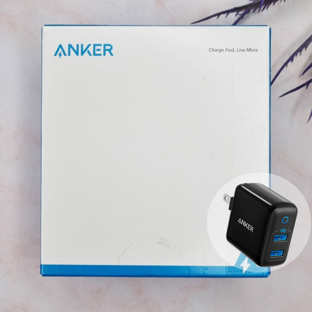 [Anker®] PowerPort II IQ with 2 PIQ Ports Model:A2027, Black แองเคอร์ ...