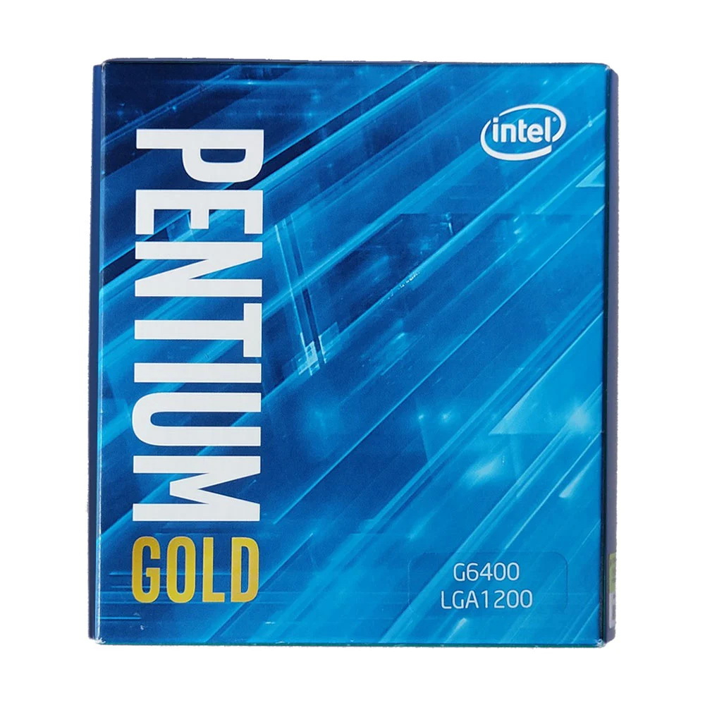 CPU (ซีพียู) Intel Pentium GOLD G6400 (4.0GHz) 2C/4T LGA1200 ฟรีซิลิโคน ...