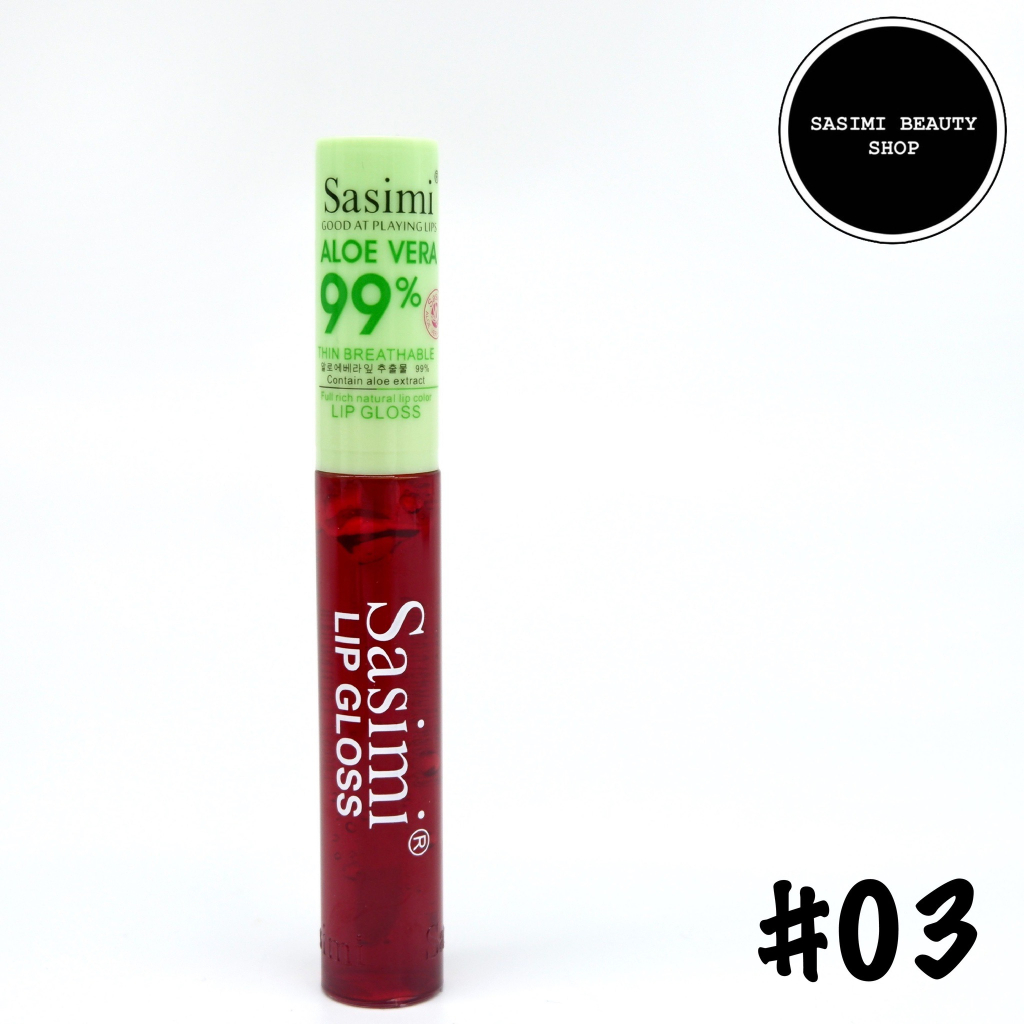 SASIMI Aloe Vera Lip Tint ลิปทินต์ว่านหางจระเข้ สีสันสดใส ริมฝีปากดู ...