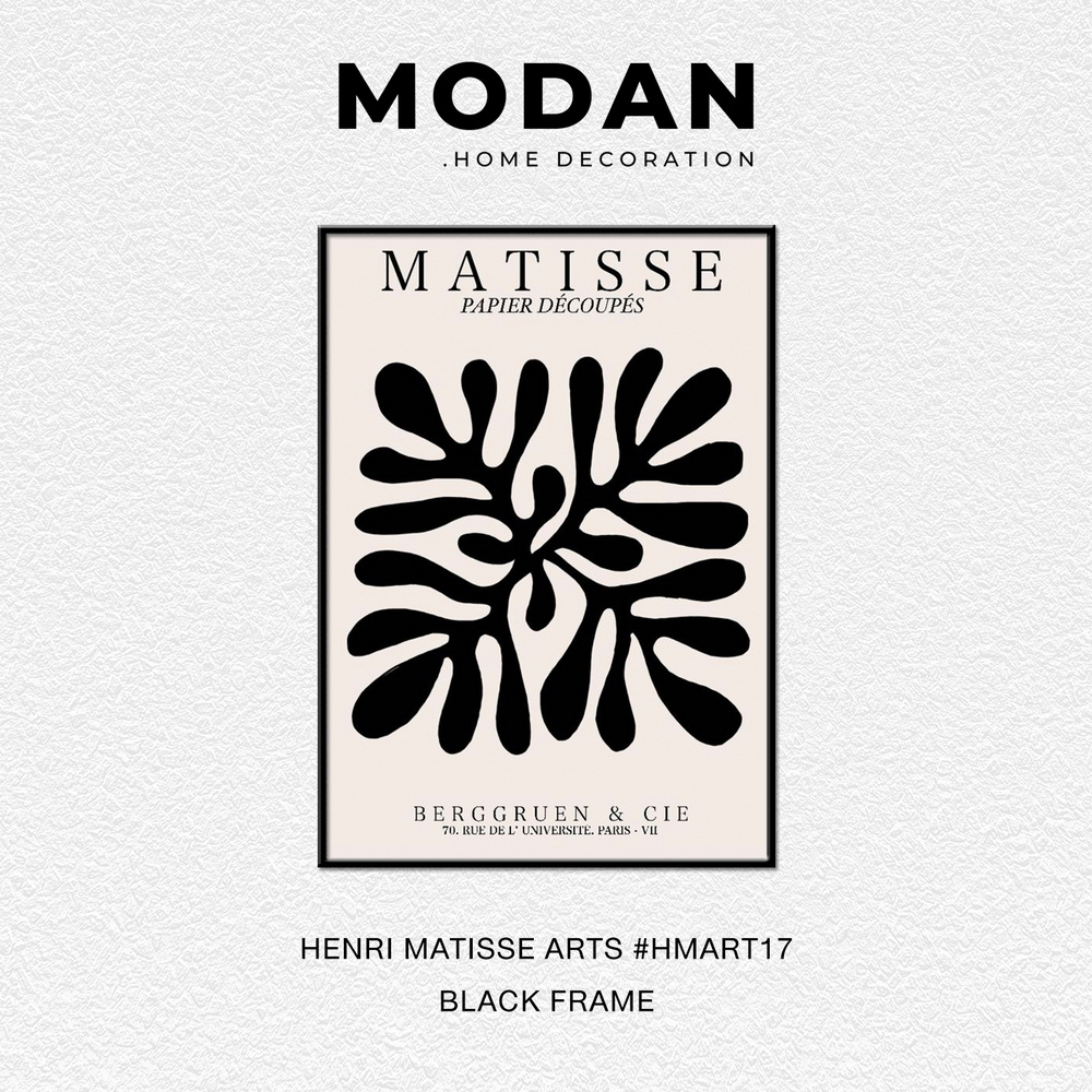 ⚡ พร้อมจำหน่าย ⚡ MODAN ภาพตกแต่งบ้านสไตล์โมเดิร์น HENRI MATISSE ART ...