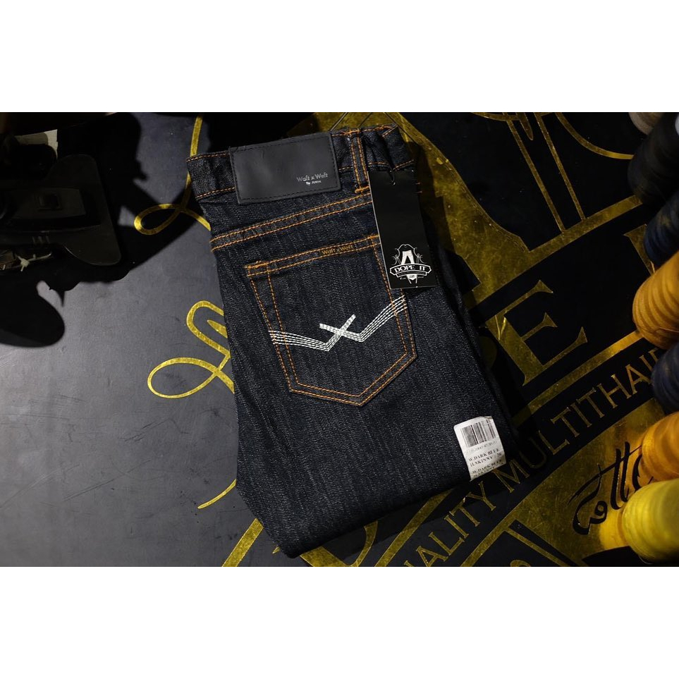 WAFT x WEFT WHITE HAWK SELVEDGE Skinny girl High Waist | Shopee Thailand