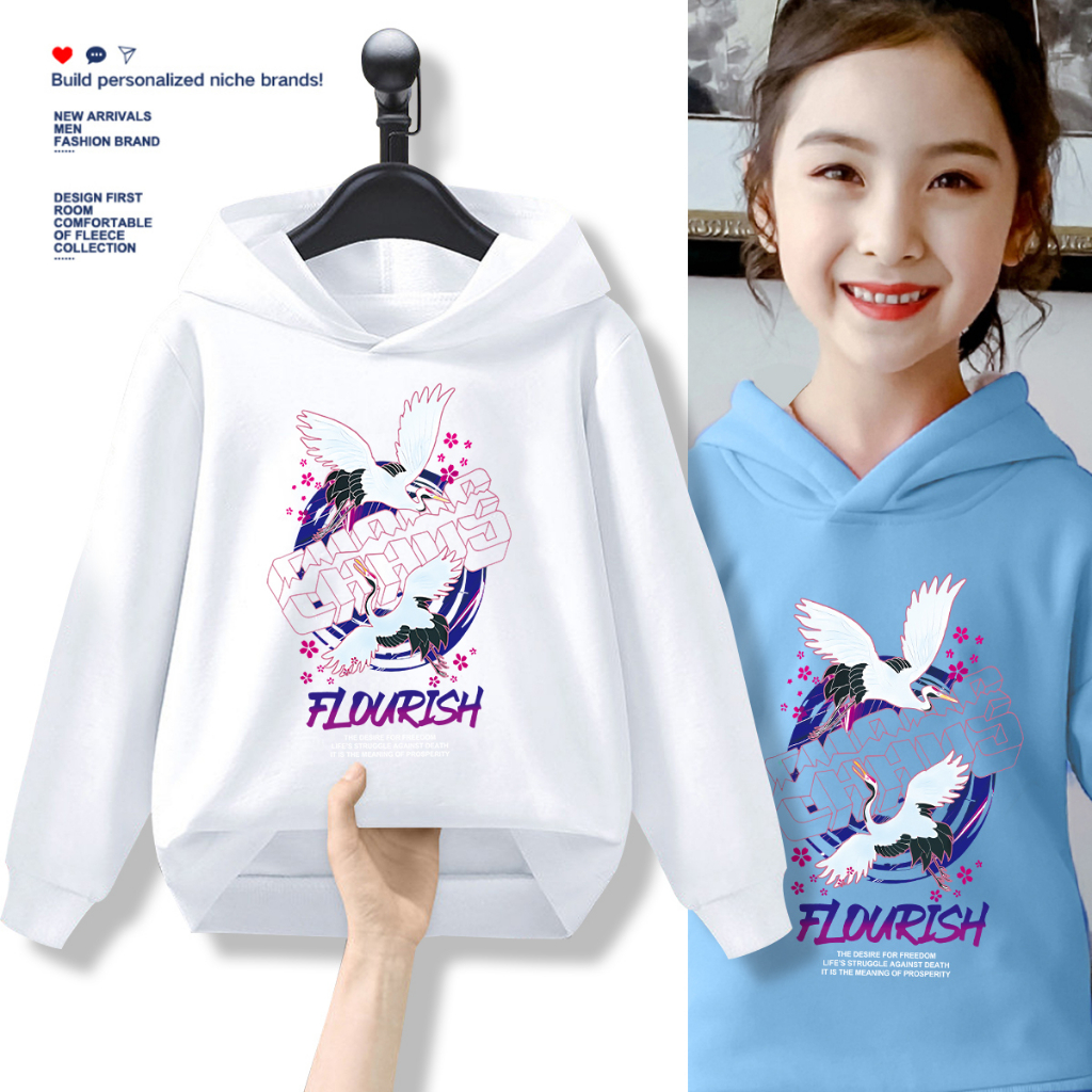 E372 เสื้อกันหนาวเด็ก เสื้อแขนยาว สำหรับเด็กหญิงและชาย งานพิมพ์ลายลาย ...