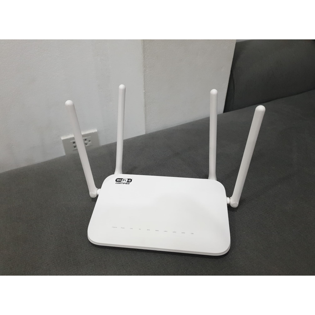 FIBERHOME SR1041Y AX1800 Wireless Dual Band Gigabit Router รวมอะเดฟเตอร ...