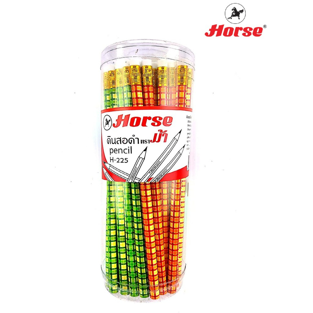 ดินสอแบบกระปุก ดินสอไม้ ดินสอ 2B HB Masterart elfen QuanTum Horse YoYa ...