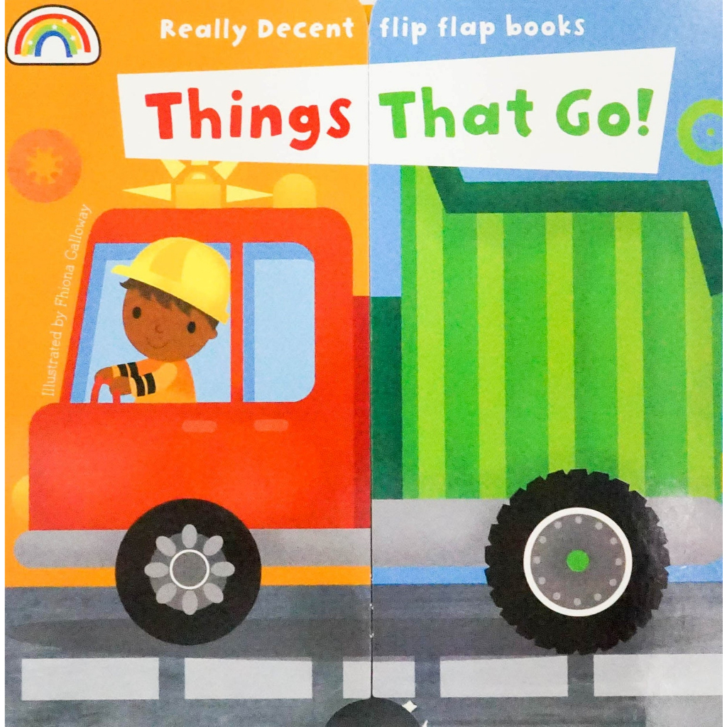 Things That Go Really Decent Flip Flap Books หนังสือเด็ก เปิด ปิด รถ ...