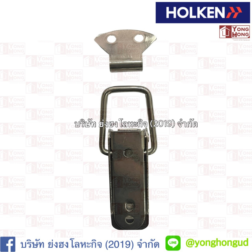 หูปิ่นโต Snap locks สแตนเลส เกรด 304 HOLKEN J101 J102 J103 J104 J105 ...