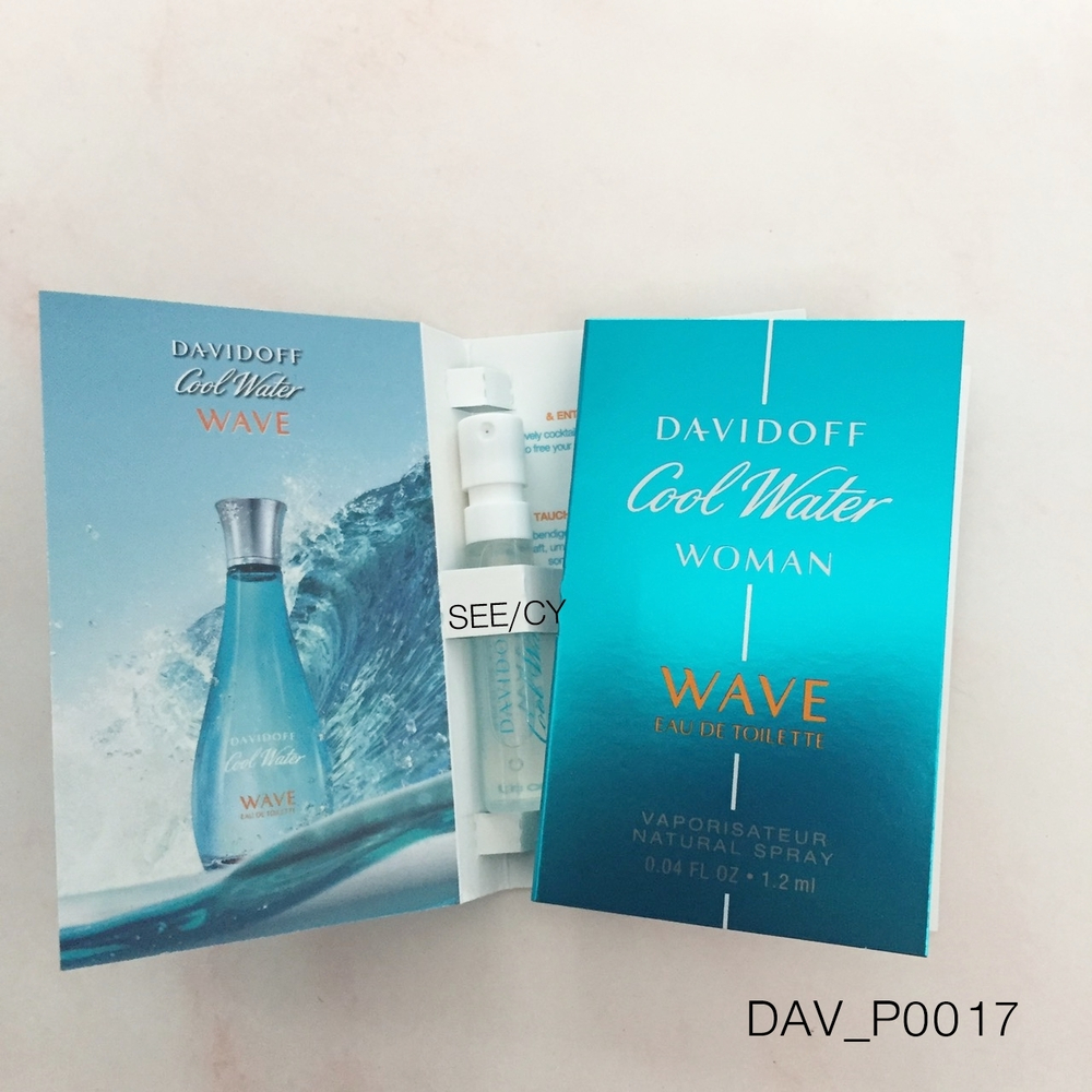 น้ำหอม Davidoff Cool Water Wave Women EDT 1.2 ml (หัวสเปรย์) | Shopee ...
