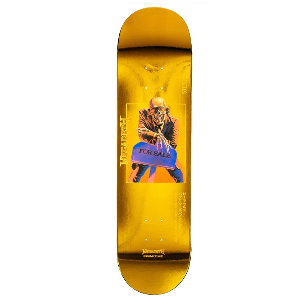 Primitive x Megadeth | 8.125 Silvas Peace Sell Skateboard Deck | Shopee ...