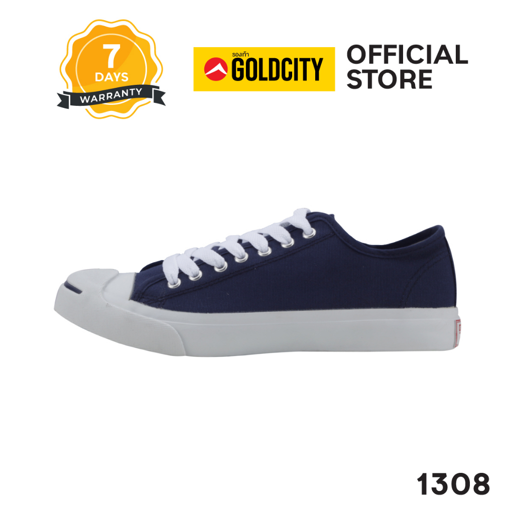 รองเท้าผ้าใบ ผูกเชือก พื้นยางพารา SIZE 37-45 ส่งตรงจากโรงงานแท้100% GOLDCITY รุ่น 1308 | Shopee ...