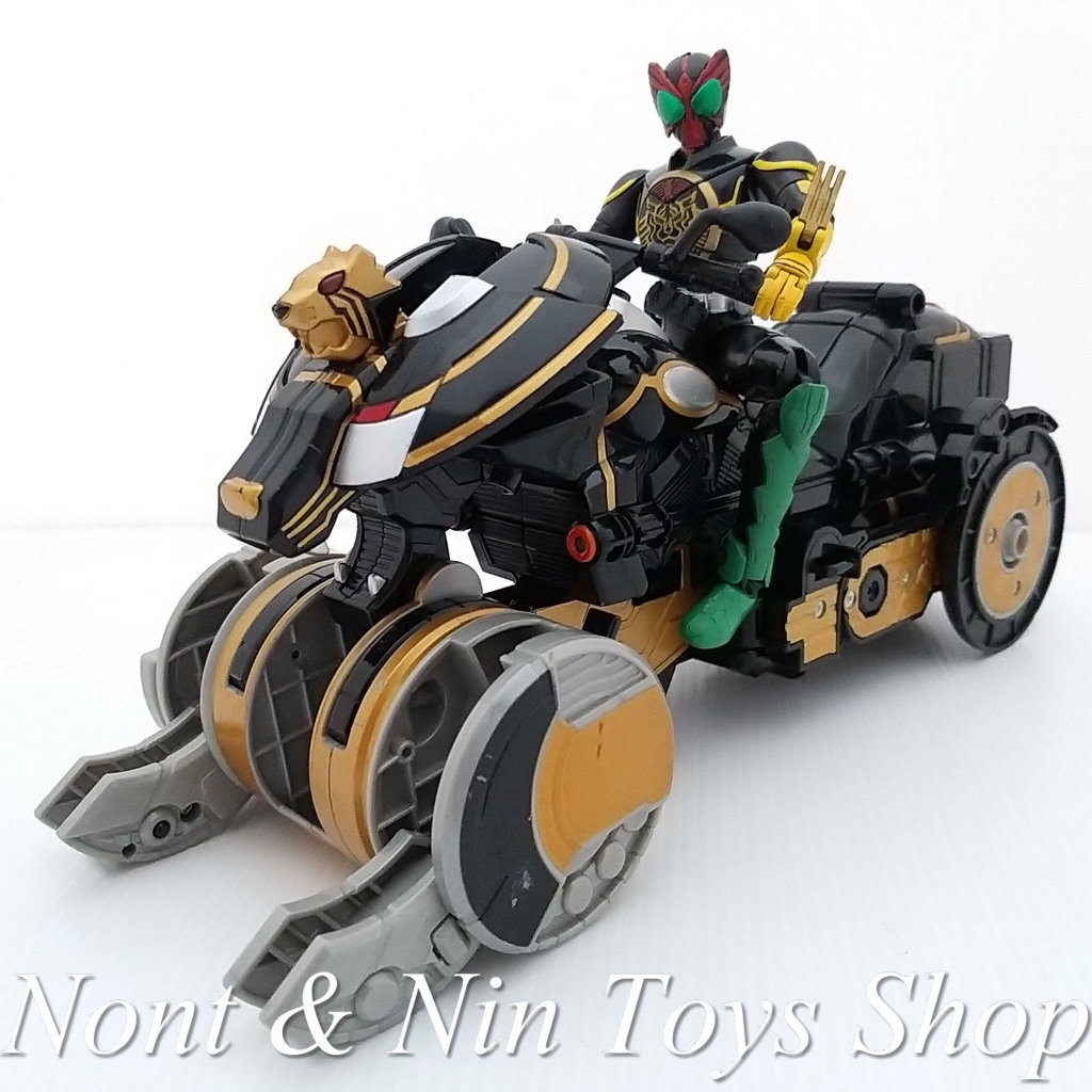 Kamen Rider OOO DX RideVendor (Tried Bender) & Tora Candroid .. ชุดรถมอเตอไซด์และกระป๋องโอส คา ...