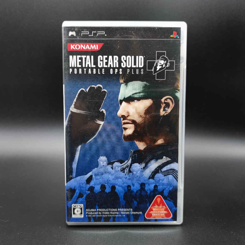 Metal Gear Solid: Portable Ops Plus แผ่นสภาพดี SONY PSP มีกล่องใสสวม ...