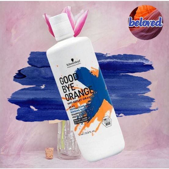Schwarzkopf Good Bye Orange Shampoo 300/1000 ml แชมพูฆ่าเม็ดสีส้ม ...