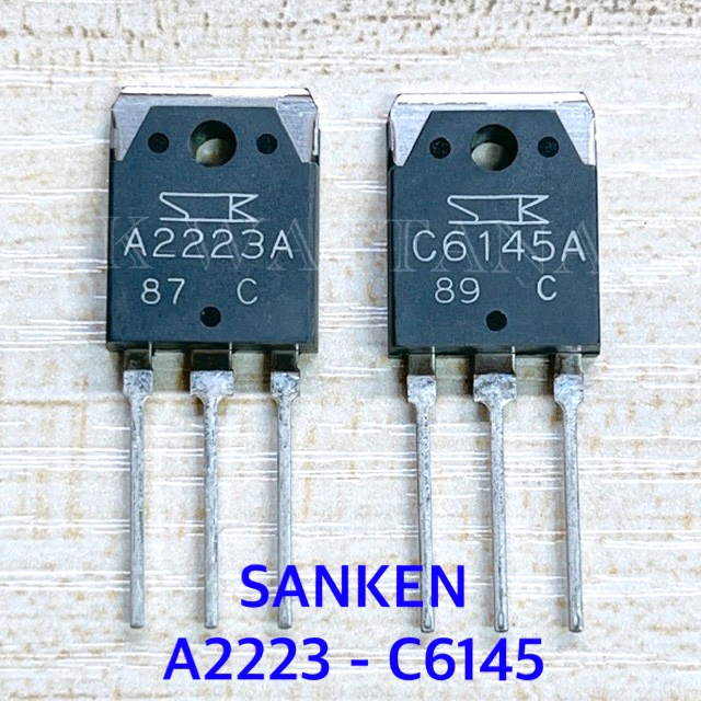 Transitor ทรานซิเตอร์ เบอร์ A2223 และ C6145 ยี่ห้อ SANKEN ของแท้ ...