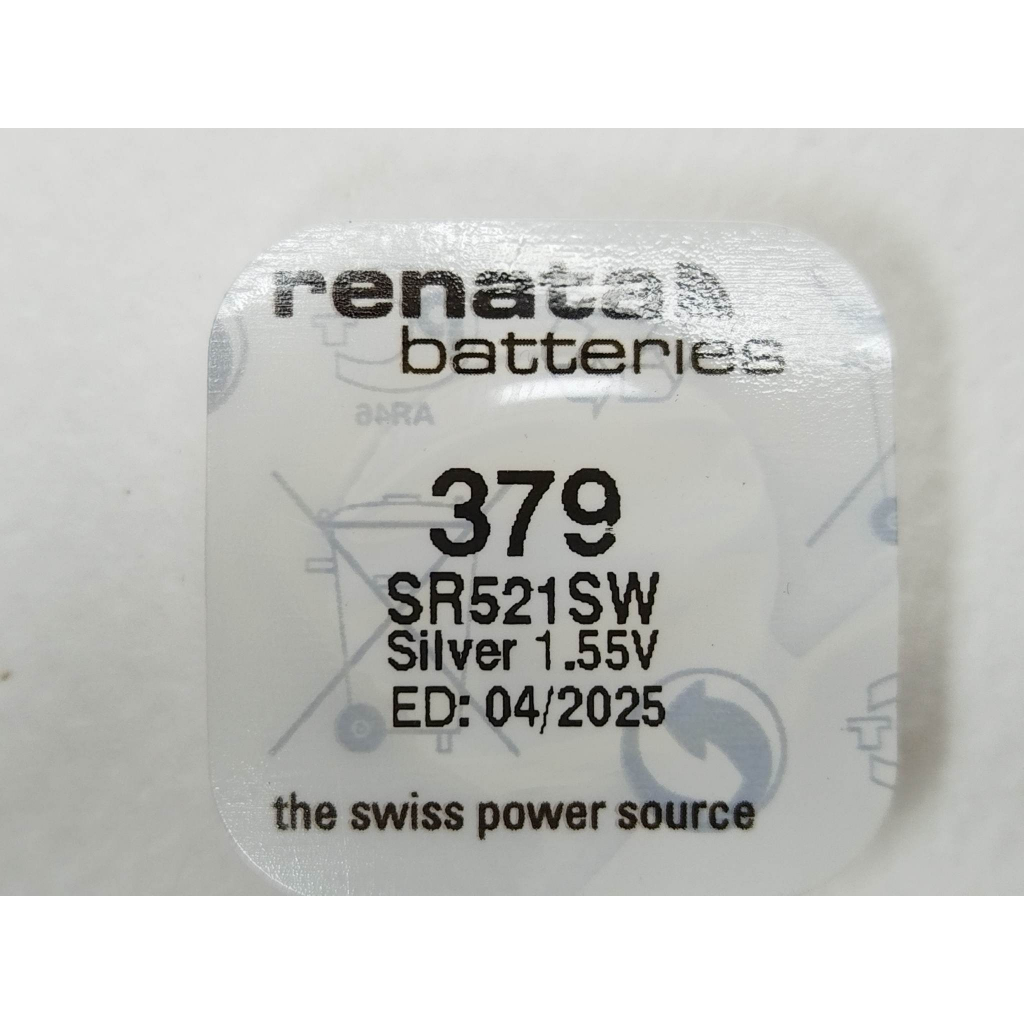 ถ่านกระดุม Renata (377/626)(371/920)(395/927)(321/616)(364/621)(315/716 ...