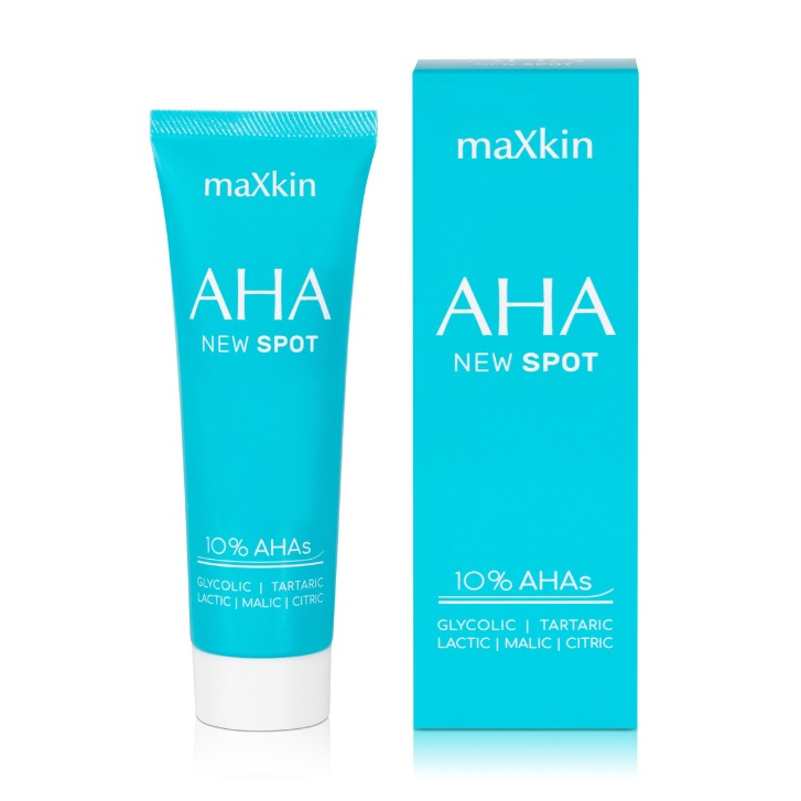 maXkin AHA New Spot แม็กสกิน เอเอชเอ นิว สปอต ครีม ลดฝ้า กระ จุดด่างดำ รอยแผลเป็น 10 G 21666 / ...