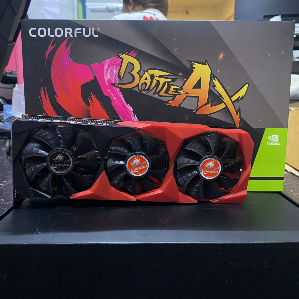 การ์ดจอ VGA COLORFUL RTX 3060 BATTLE AX 12GB GDDR6 ประกันร้าน 14 วัน ...