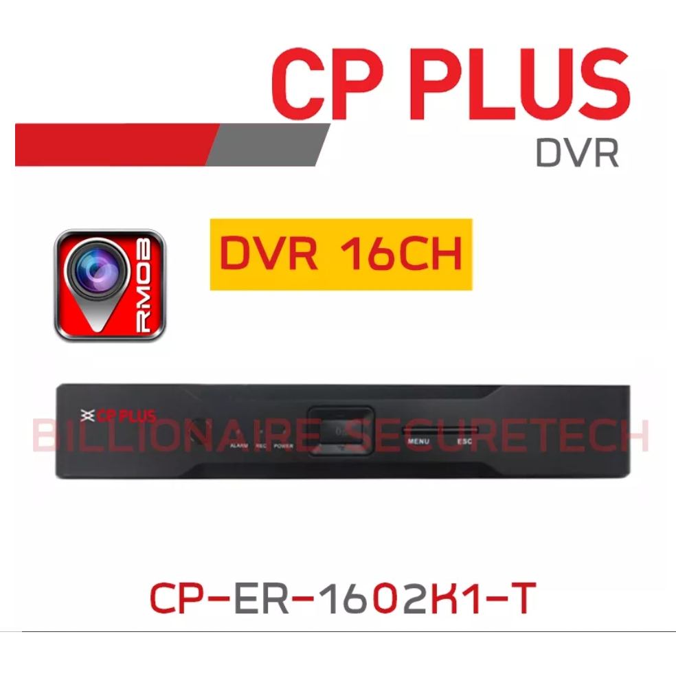 CP PLUS เครื่องบันทึกวงจรปิดระบบ HD 16-CH (DVR) CP-ER-1602K1-T Astra HD DVR BY BILLIONAIRE ...